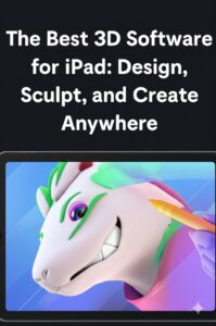 The Best 3D Software for iPad: Design, Sculpt, and Create Anywhere ...